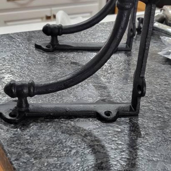 BLACK 4 Sizes, Heavy Duty, Farm House, Farmhouse Brackets, Rustic ...