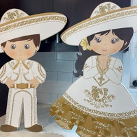 Charro, Oro y Blanco, Niños, Folklore Mexicano, Clipart, Brillo de Oro ...