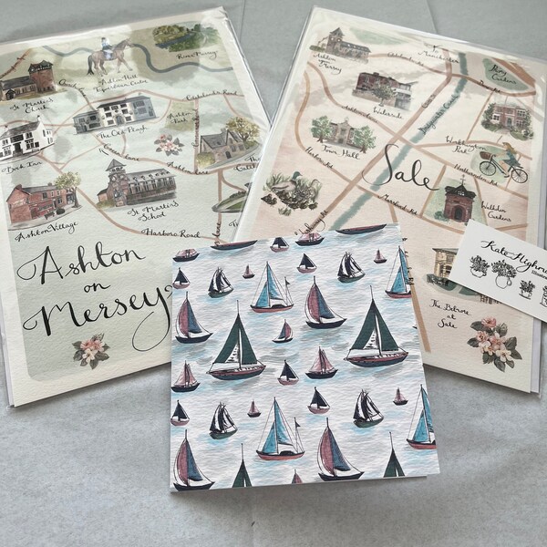 The University of Manchester | Watercolour Wall Art Print | 8 X 8 ...