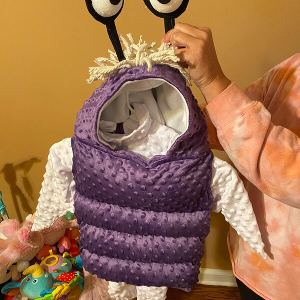 Boo Costume, Purple Monster Costume - Etsy