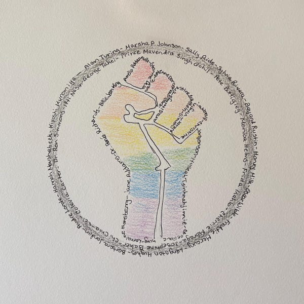Anti-possession Symbol--carry On, Warm Colors - Etsy