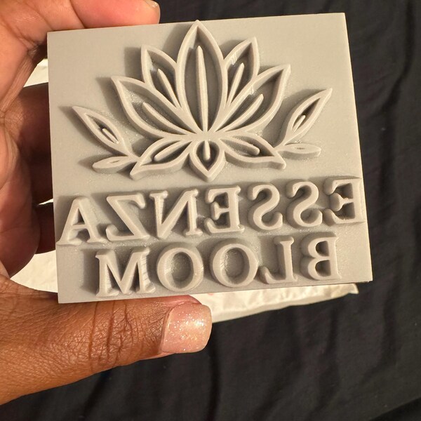 Custom Logo Chocolate Mold. Personalized Silicone Mold With Your Logo ...