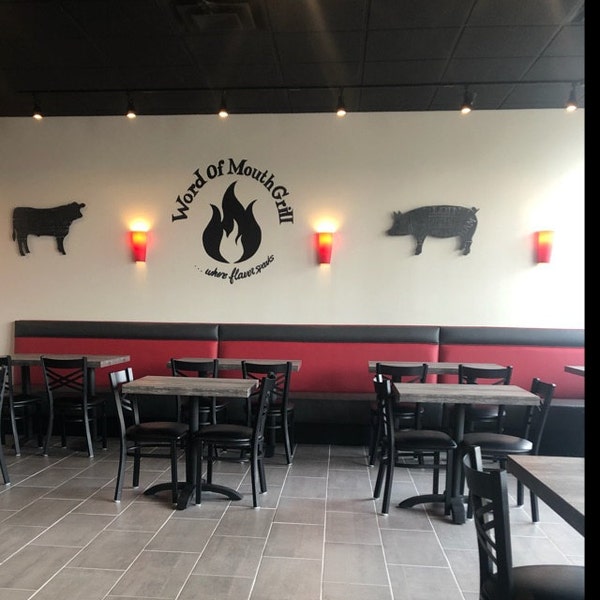 Pork Cuts Metal Sign - Kitchen Pig Decor - Butcher Shop - Barbecue ...