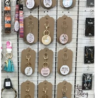 30 Keyring Display Card Svg Bundle, Keyring Display Card Template ...