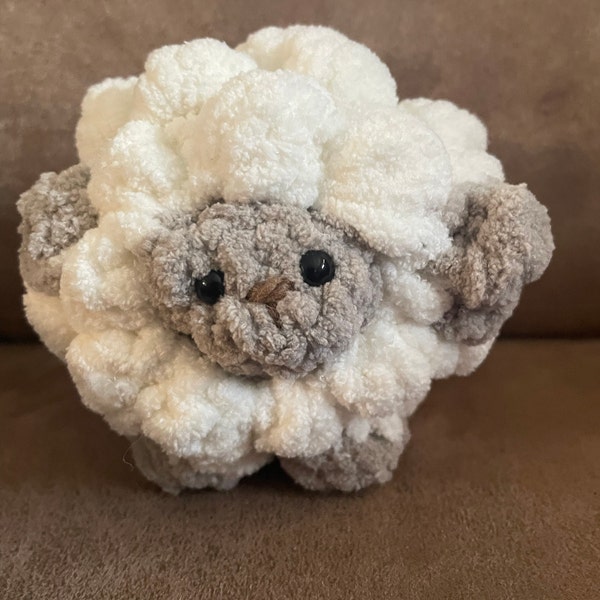 Crochet Sheep Puff Plushie PATTERN - Etsy