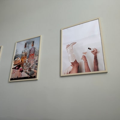 Cowboy Flash Sheet Digital Art Print, Vintage Wild West Inspired ...