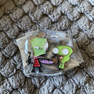 Invader Zim & Gir Pin - Etsy
