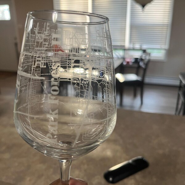 Custom City Map on Pint Glass, Whiskey Glass, Wine Glass, or Beer Can ...