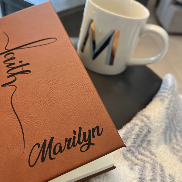 Faith Journal With Cross - Custom Prayer Journal, Personalized Goal ...