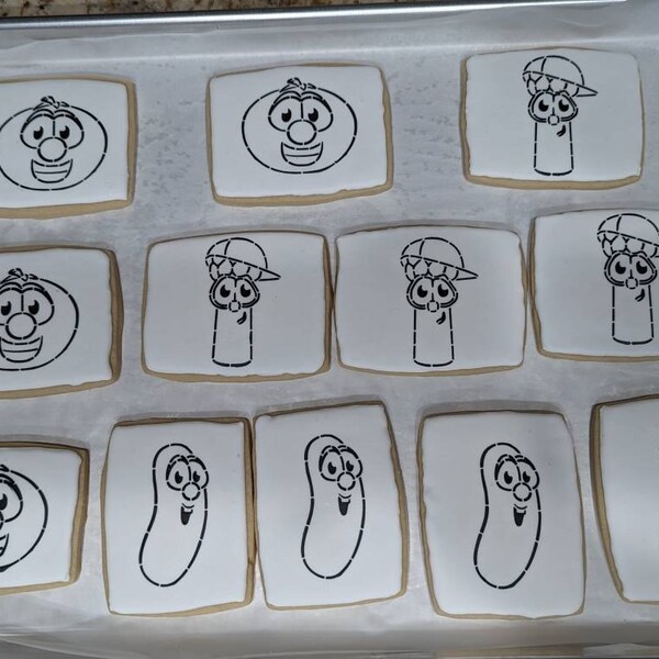 STENCIL SETS Elf i'm Back Stencil Set Sugar Cookie Stencils Royal Icing ...