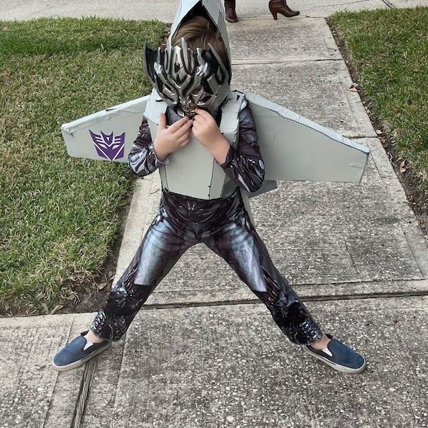 Jet Fighter Transformer Cardboard Kid Costume Digital Templates - Etsy
