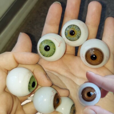 Human Style Eye Single Hand Blown Glass Eye - Etsy