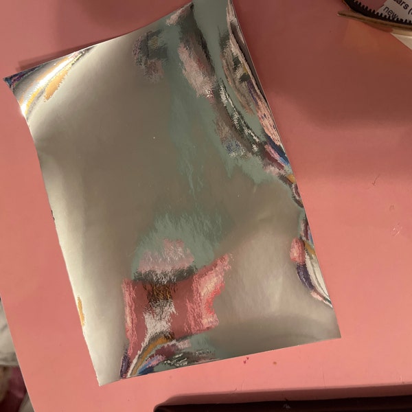 Silver / Gold HD Mirror Special Textured PU Fabric - Etsy