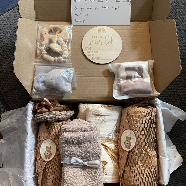 New Parents Gift Box,gender Neutral Gift,new Baby Gift,gender Reveal ...