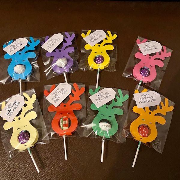 Reindeer Lollipop Holder Svg, Christmas Lollipop Holder, Reindeer ...