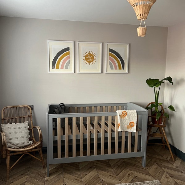 Rainbow Print, the Little Wagon, Kids Rainbow Walll Art, Home Decor ...