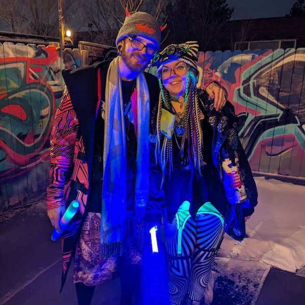 UV Reactive Demon Horns Small Cute Gothic Devil Halloween Spooky ...