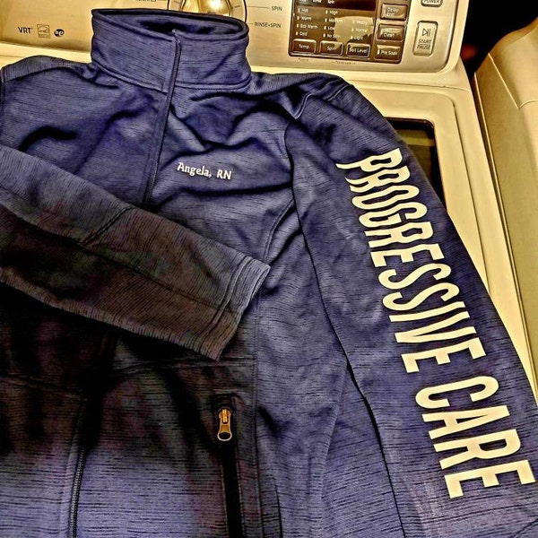 Emergency Nurse Jacket ER Department Nursing Embroidered Custom ...