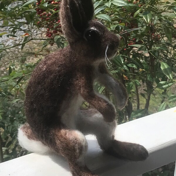 KIT *** ROMEO the RABBIT Needle Felting Kit, Needle Felted Rabbit ...