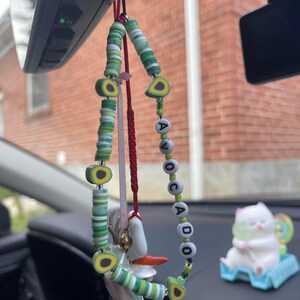 Cute Flower Beaded Phone Strap / Keychain / Phone Charms - Etsy