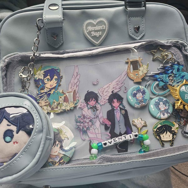 Large Ita Bag Crossbody With Insert, Anime Ita Bag, Ita Messenger Bag ...