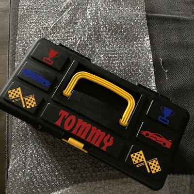 Personalized Tool Box, Car Theme, Personalized Christmas Gift, Birthday ...