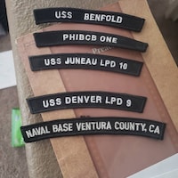 Custom Military Command Shoulder Rockers, Navy Dress Rocker, Navy ...