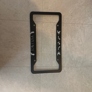 Going to Hell Satanic Goth License Plate Frame Goth Car Accessories ...
