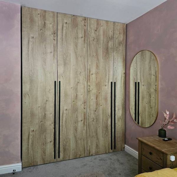 Handles for Cabinet, BIRCH PLY, Wardrobe Handles, Kitchen Handles, Door ...