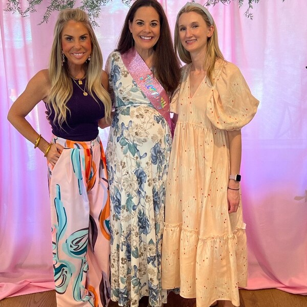 Watercolor Crest Baby Shower Welcome Sign, Girl Carriage, Pink Bow ...