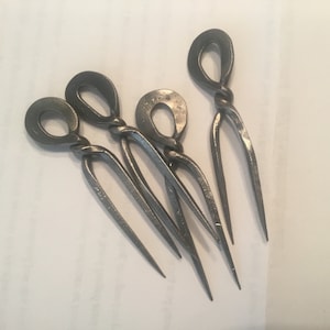 Corn Holders - Hand Forged (set of 4 Holders), Metal Corn Holders ...
