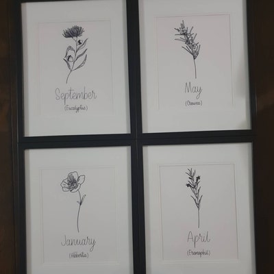 Native Birth Month Flowers Svg Australian Birthmonth Flowers Flowers ...