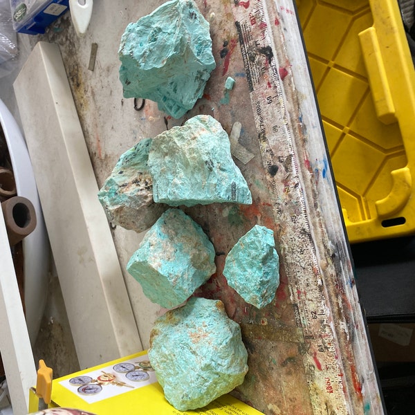 Big Sale!! WHOLESALE Lots of (LARGE) Natural Turquoise Rough Plus a ...