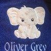 Baby Elephant Applique Embroidery Design, Cute Elephant Machine ...