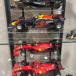 1:18 Scale Model, 3 Tier, Angled Desktop Display Stand Suits Formula 1 ...