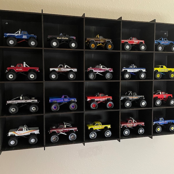 Monster Trucks Display Case,monster Truck Display Storage - Etsy