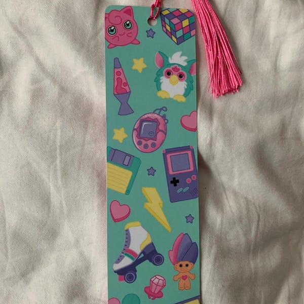 90’s Inspired Bookmark – the Perfect Gift for Nostalgic Bookworms! - Etsy