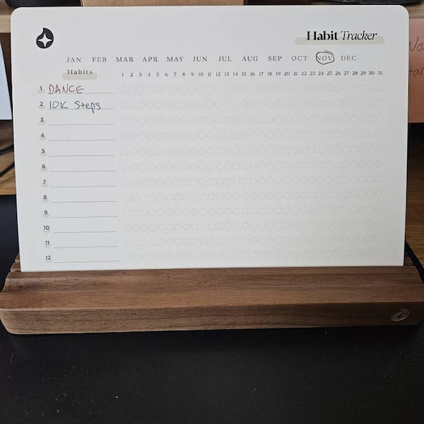 Atomic Habit Tracker Cards | Weekly, Monthly, Yearly Habit Stacking ...