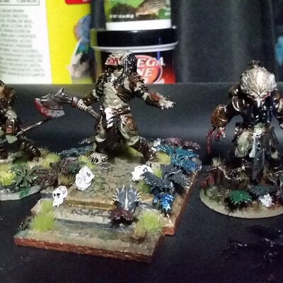 White Crow Leader Skull Hunter Warcry Pose Predator Fan Art sculpted by ...