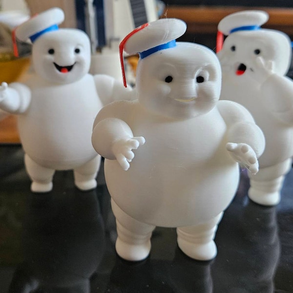 Mini Puft Stay Puft Set of 3 Ghostbusters With Heads - Etsy
