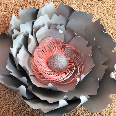 SVG PNG DXF Petal 13 Paper Flower Templates Cut Files for Cutting ...