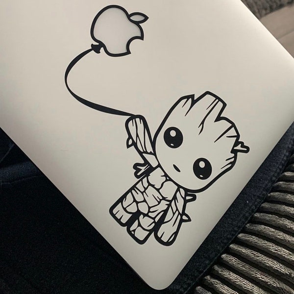 BABY GROOT | MacBook Vinyl Decal Sticker | 24 Colours Available - Etsy