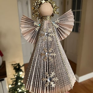 Custom Repurposed Book Angel Made From a Book Supplied by - Etsy