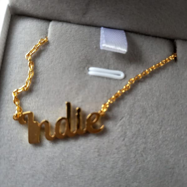 Two Name Necklace With Heart, Personalized Necklace, Custom Double Name ...