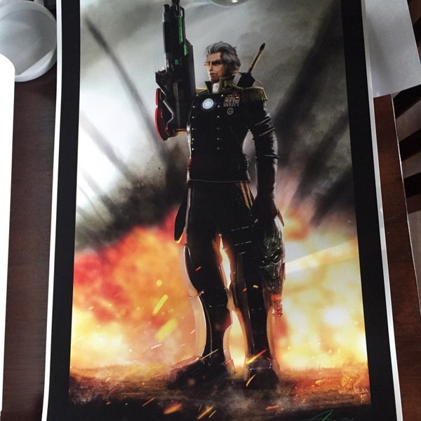 Poster - Richard Nixon Fighting a Sabertooth Tiger - Epic American ...