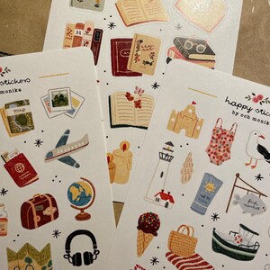 3 Matte Sticker Sheets, Sticker Pack, Sticker Bundle, Cute Stickers ...