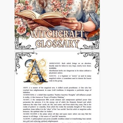 ALL the Basics of Witchcraft Bundle, Printable Grimoire Pages Beginner Witch Bundle, 29 ...