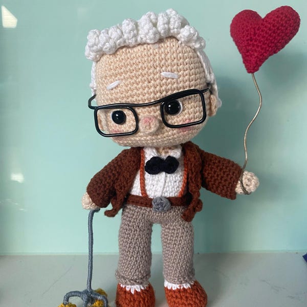Crochet Pattern Grandfather Carl , English Pdf - Etsy