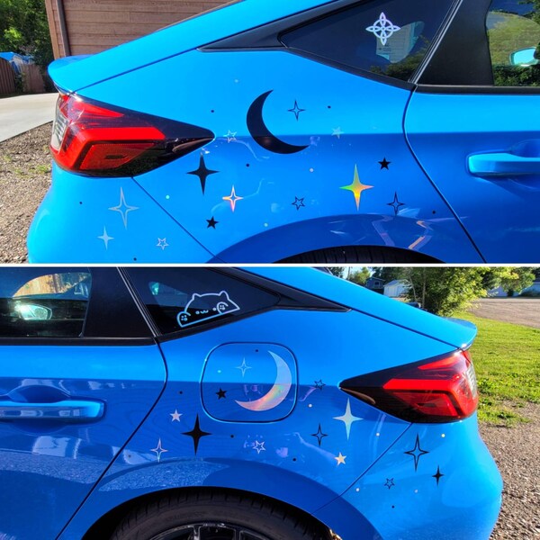 Butterfly Flourish Car Decal, Car Livery, Flower Decals, New Car Gift ...