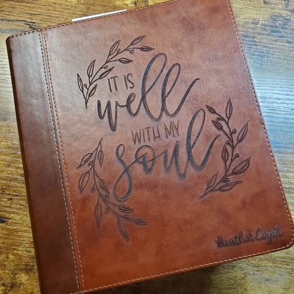 PERSONALIZED CSB Note Taking Bible - Sea Blue - the Grass Withers, the ...